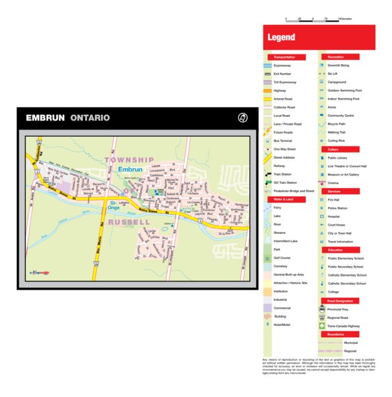 Embrun, ON Map by Mapmobility Corp. | Avenza Maps