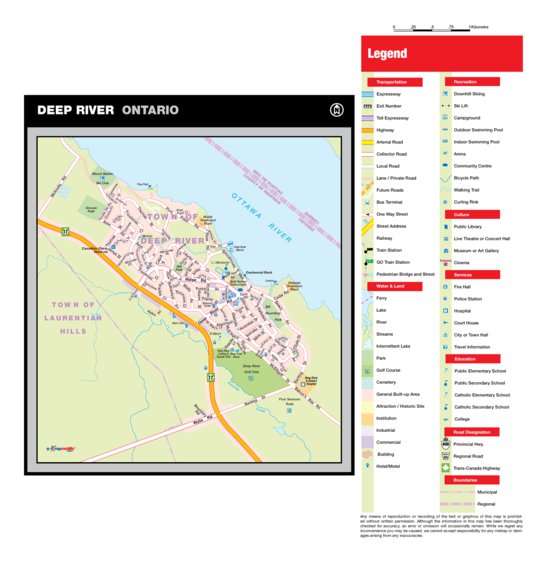 Deep River, ON Map by Mapmobility Corp. | Avenza Maps