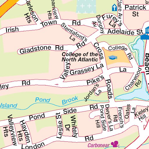 Carbonear, NL Map by Mapmobility Corp. | Avenza Maps