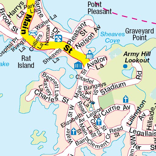 Channel-Port aux Basques, NL Map by Mapmobility Corp. | Avenza Maps