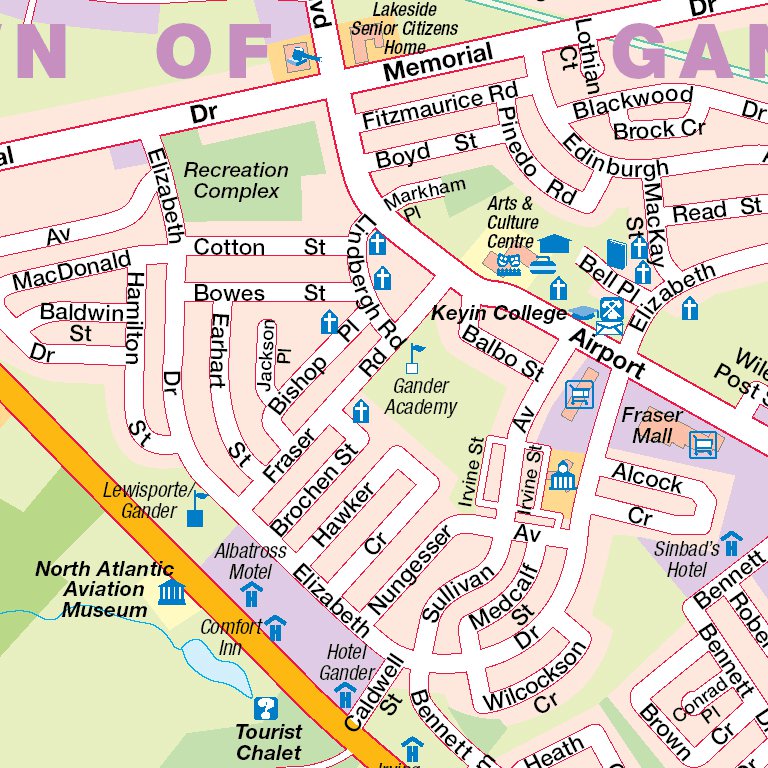 Gander, NL Map by Mapmobility Corp. | Avenza Maps