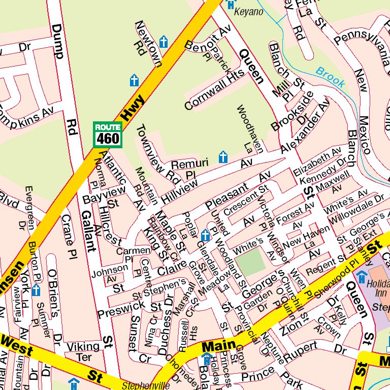 Stephenville, NL Map by Mapmobility Corp. | Avenza Maps