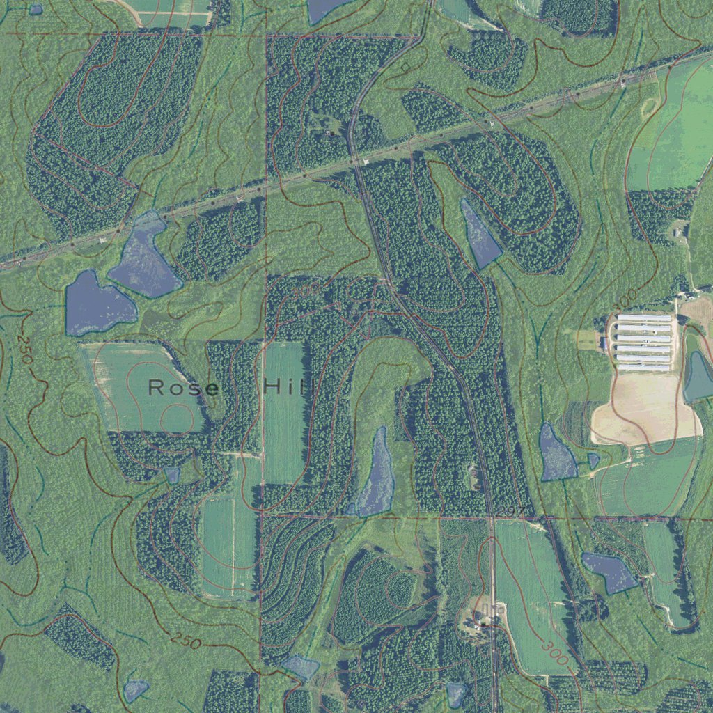 GA-BROXTON NORTH: GeoChange 1971-2013 Map by Western Michigan ...