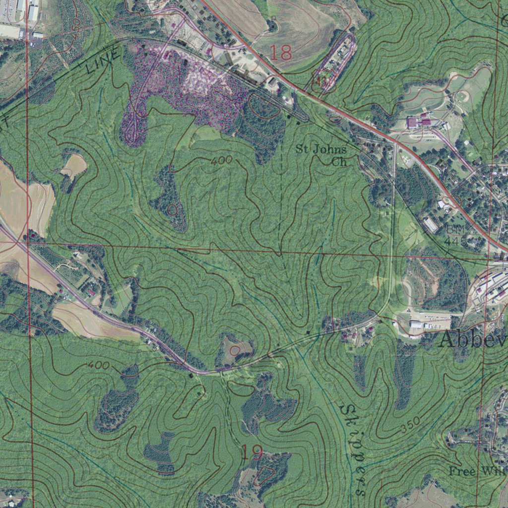 AL-ABBEVILLE WEST: GeoChange 1965-2013 Map by Western Michigan ...