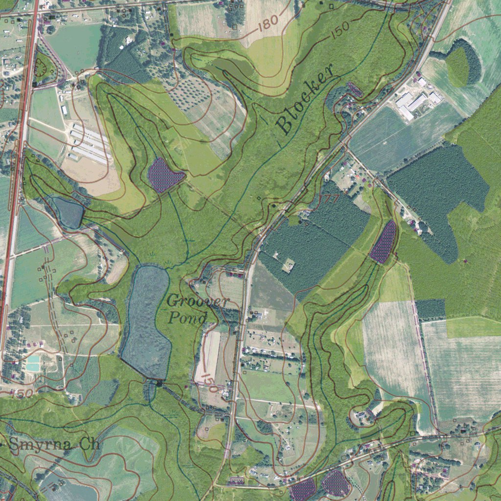 GA-DEANS CROSSING: GeoChange 1947-2013 Map by Western Michigan ...