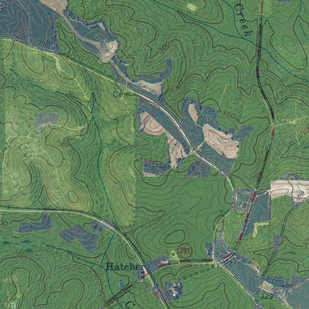 GA HATCHER: GeoChange 1965-2013 Map by Western Michigan University ...
