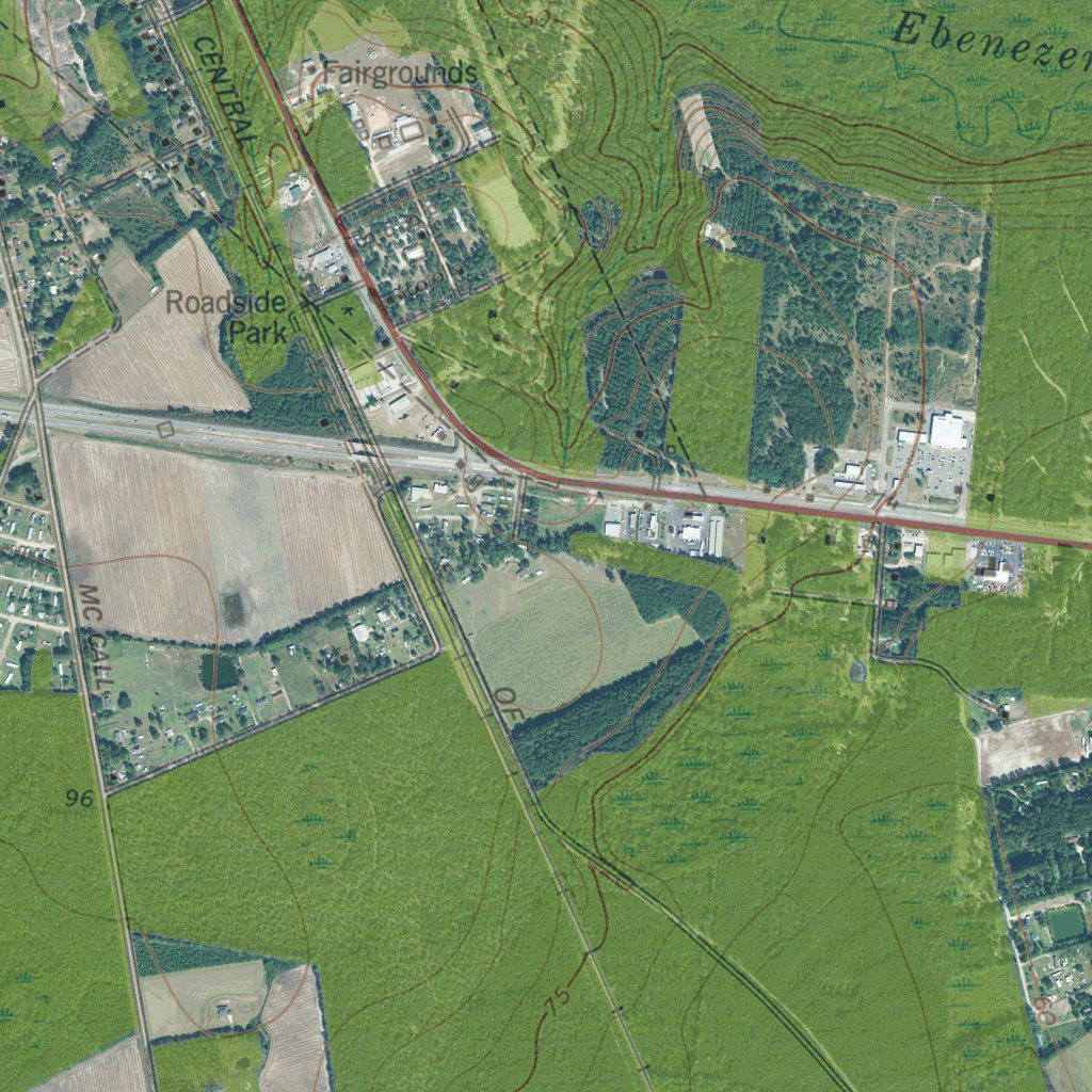 GA-SPRINGFIELD SOUTH: GeoChange 1972-2013 Map by Western Michigan ...