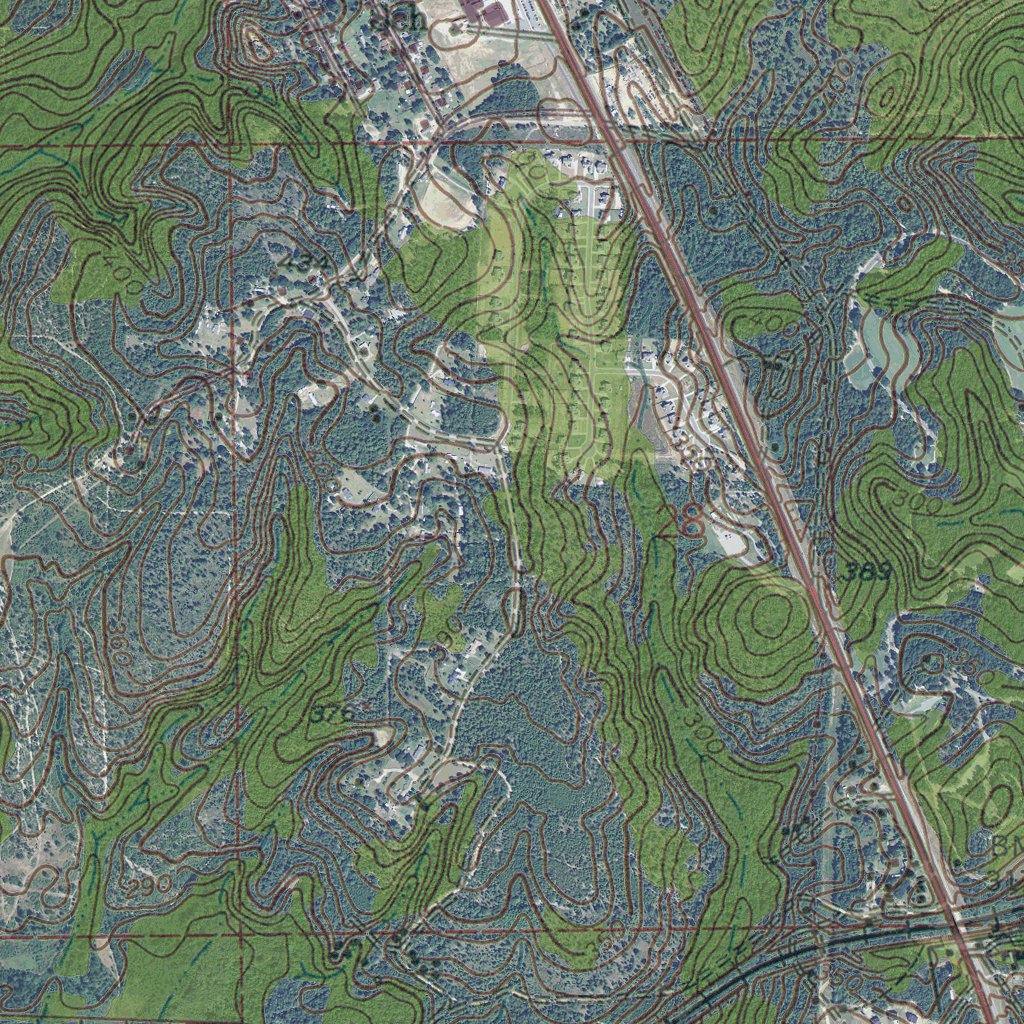 AL-GA-FORT MITCHELL: GeoChange 1945-2013 Map by Western Michigan ...