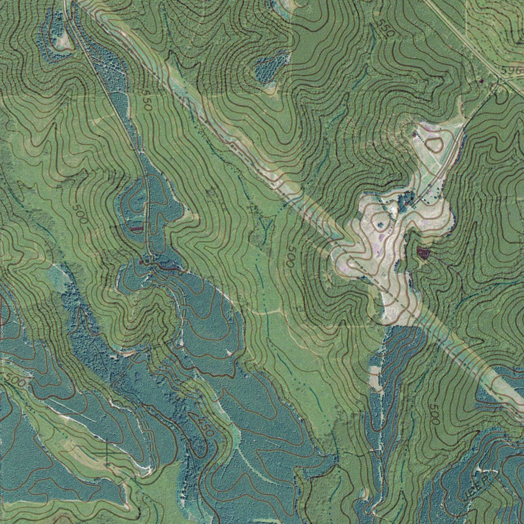 GA-TAZEWELL SOUTH: GeoChange 1970-2013 Map by Western Michigan ...
