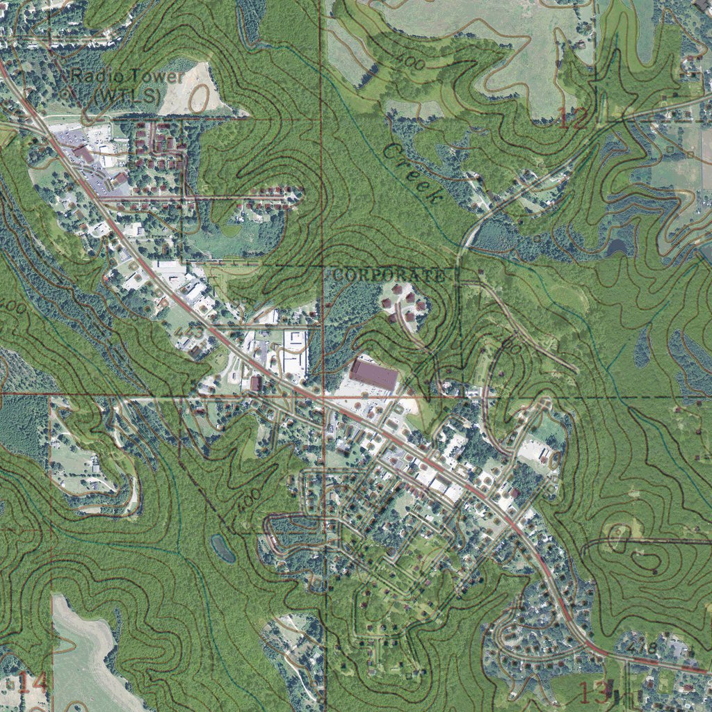 AL-TALLASSEE: GeoChange 1969-2013 Map by Western Michigan University ...