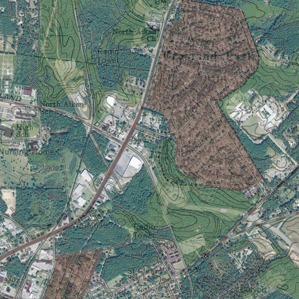 SC-AIKEN: GeoChange 1962-2013 Map by Western Michigan University ...