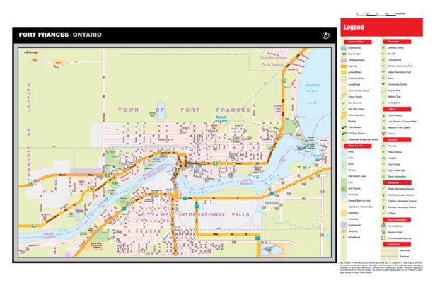 Fort Frances Ontario Map Fort Frances Heart Map | Sadie & June | Sadie