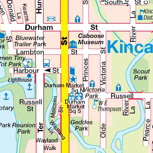 Kincardine, ON Map by Mapmobility Corp. | Avenza Maps