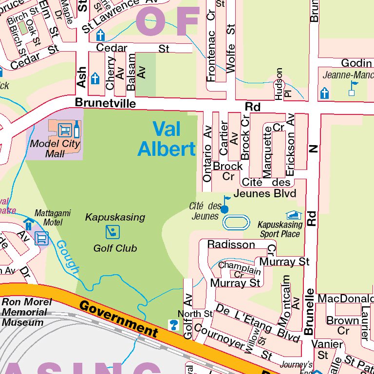 Kapuskasing, ON Map by Mapmobility Corp. | Avenza Maps