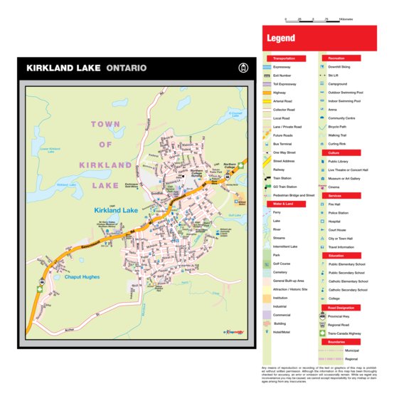 Kirkland Lake, ON Map by Mapmobility Corp. | Avenza Maps