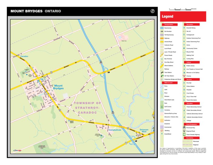 Mount Brydges, ON Map by Mapmobility Corp. | Avenza Maps