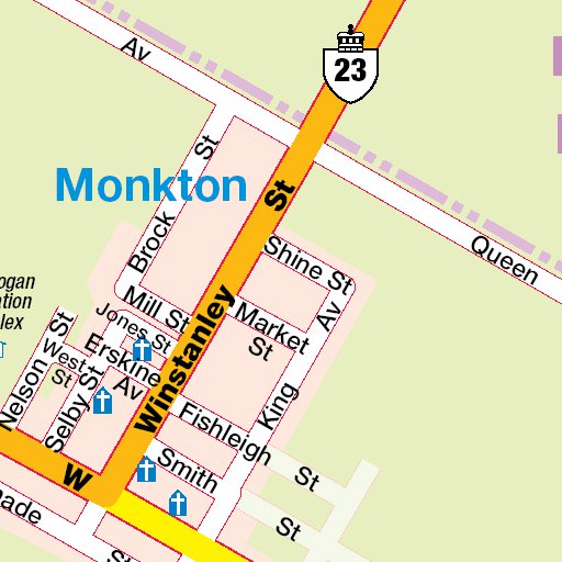Monkton, ON Map by Mapmobility Corp. | Avenza Maps