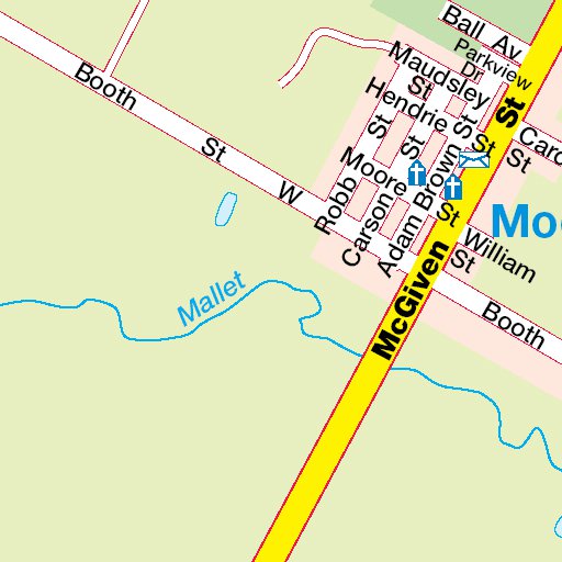 Moorefield, ON Map by Mapmobility Corp. | Avenza Maps