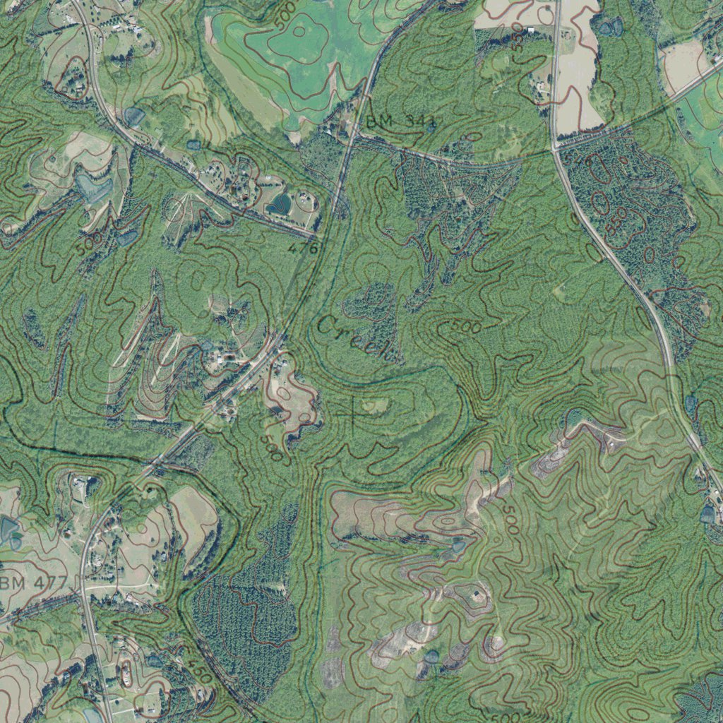 SC-NC-TRADESVILLE: GeoChange 1969-2013 Map by Western Michigan ...