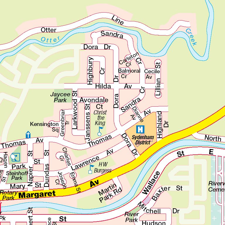 Wallaceburg, ON Map by Mapmobility Corp. | Avenza Maps
