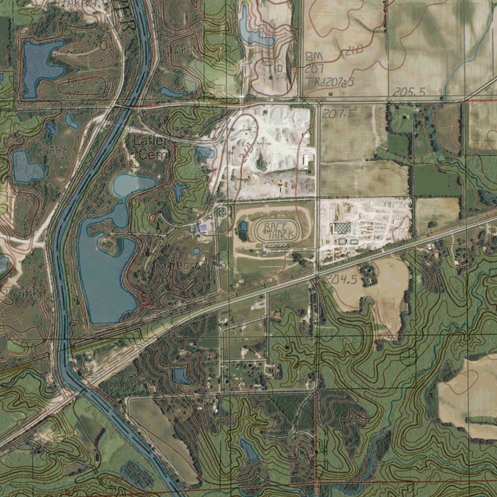 IL-ASHMORE: GeoChange 1980-2012 Map by Western Michigan University ...