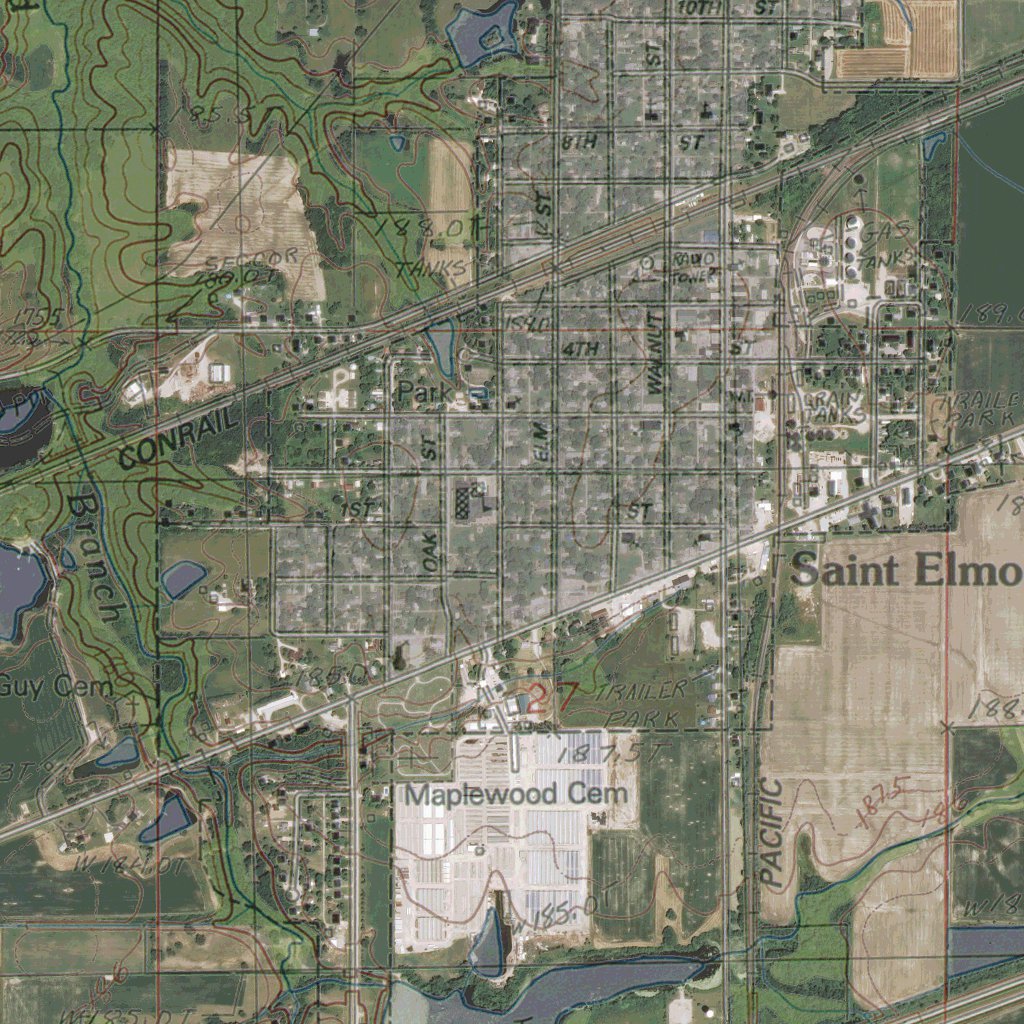 IL-ALTAMONT WEST: GeoChange 1979-2012 Map by Western Michigan ...