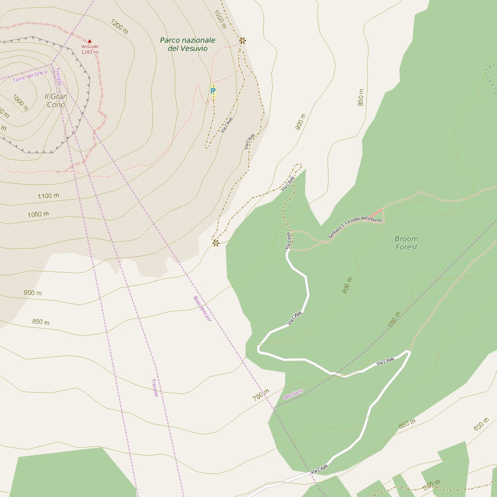 Mount Vesuvius Map by Paul Johnson - Offline Maps | Avenza Maps