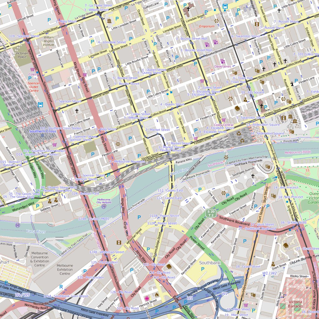 Melbourne Area Australia Map by Paul Johnson - Offline Maps | Avenza Maps