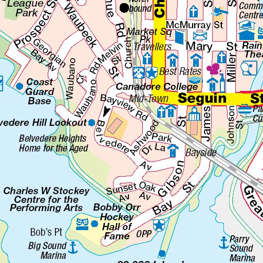 Parry Sound, ON Map by Mapmobility Corp. | Avenza Maps