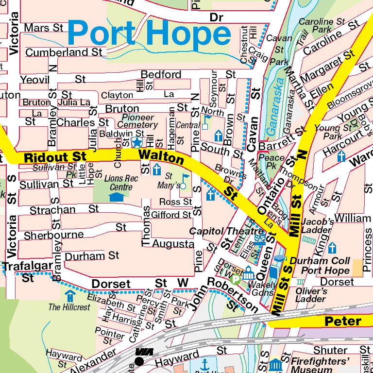 Port Hope, ON Map by Mapmobility Corp. | Avenza Maps