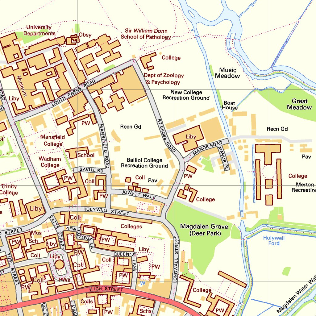 Oxford City Street Map by Paul Johnson - Offline Maps | Avenza Maps