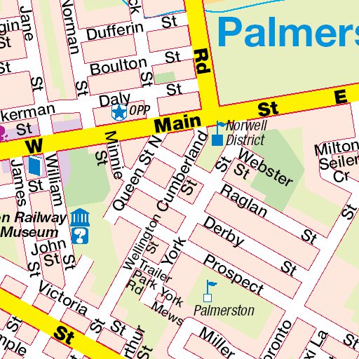 Palmerston, ON Map by Mapmobility Corp. | Avenza Maps