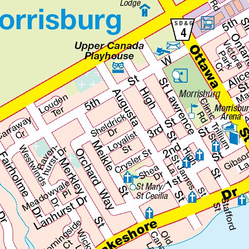 Morrisburg, ON Map by Mapmobility Corp. | Avenza Maps
