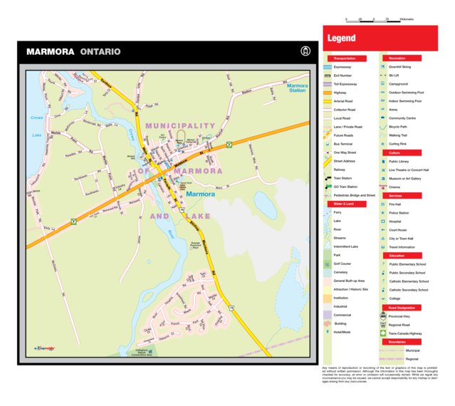 Marmora, ON Map by Mapmobility Corp. | Avenza Maps