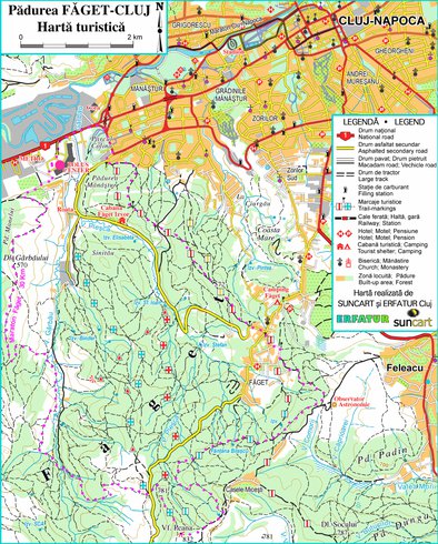 Pădurea Făget-CLUJ (Bükk- Kolozsvár) Map by ERFATUR | Avenza Maps