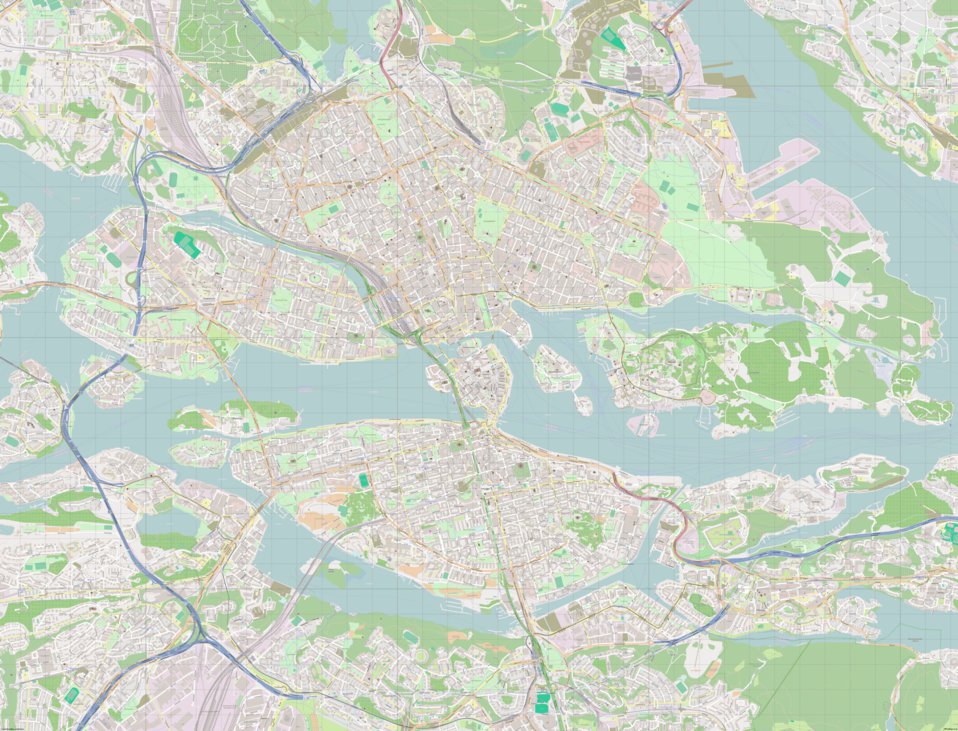 Stockholm Street Map by Paul Johnson - Offline Maps | Avenza Maps
