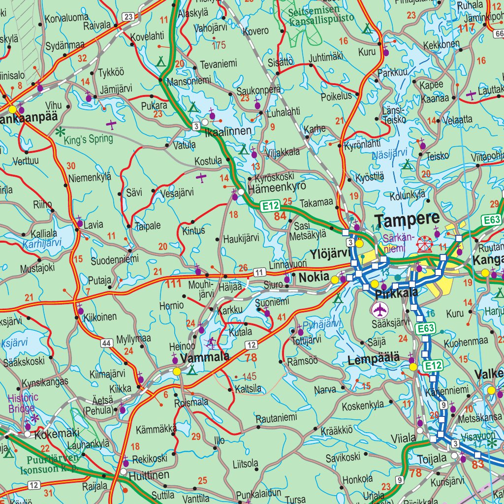 Norway 1:1,200,000 - ITMB Map by ITMB Publishing Ltd. | Avenza Maps