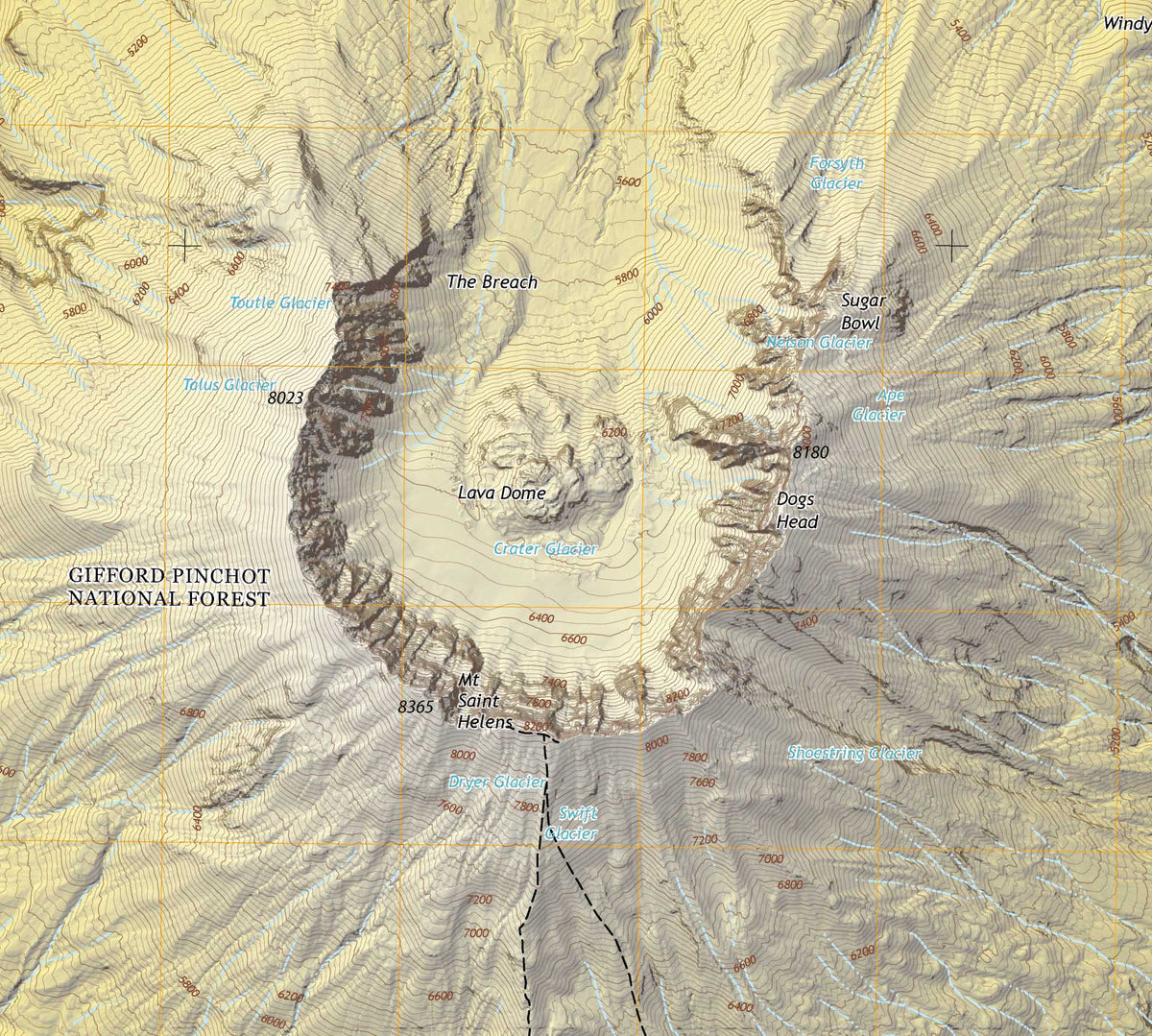 Mount St. Helens Map by AMG Maps | Avenza Maps