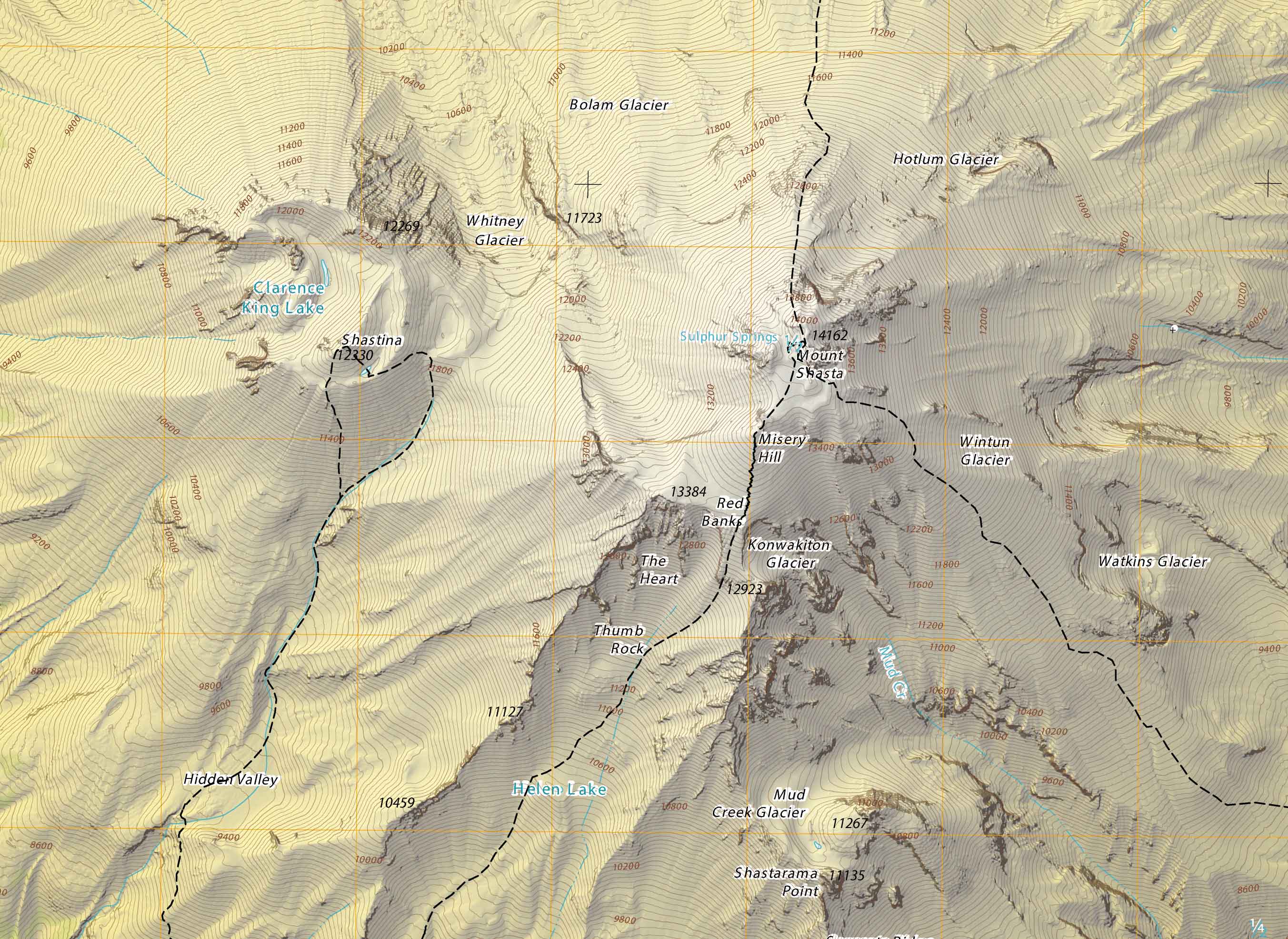 Mount Shasta Map by AMG Maps | Avenza Maps