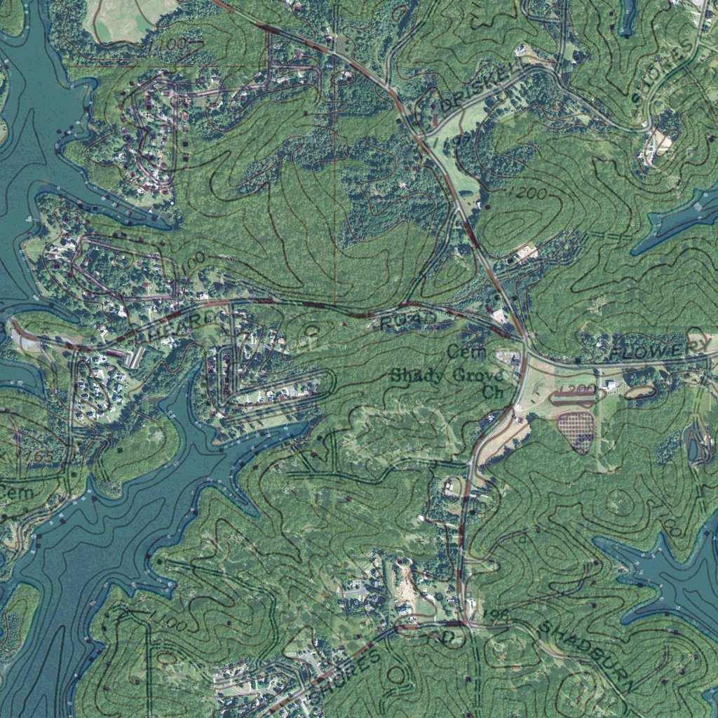 GA-BUFORD DAM: GeoChange 1971-2013 Map by Western Michigan University ...