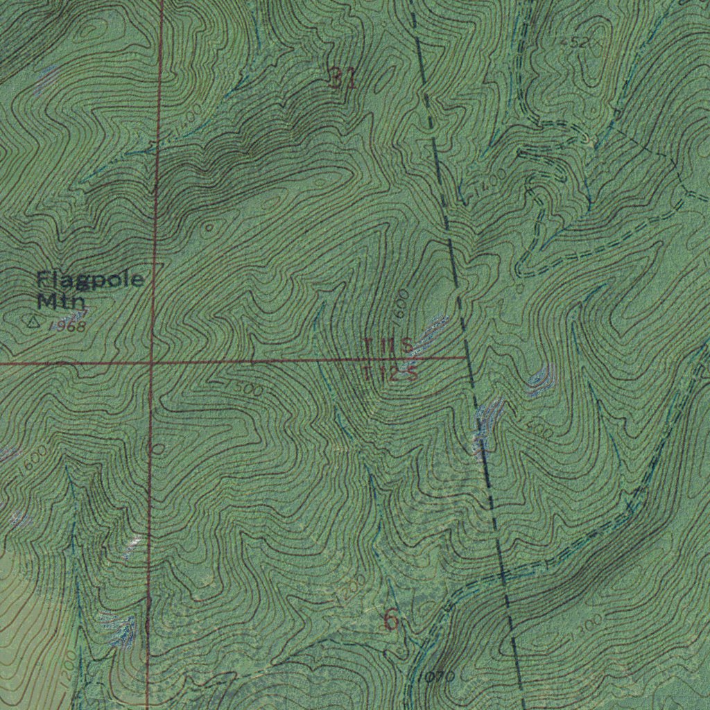 AL-GA-INDIAN MOUNTAIN: GeoChange 1964-2013 Map by Western Michigan ...
