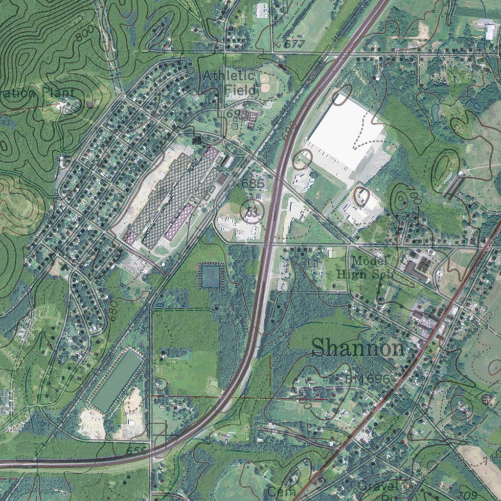 GA-SHANNON: GeoChange 1964-2013 Map by Western Michigan University ...