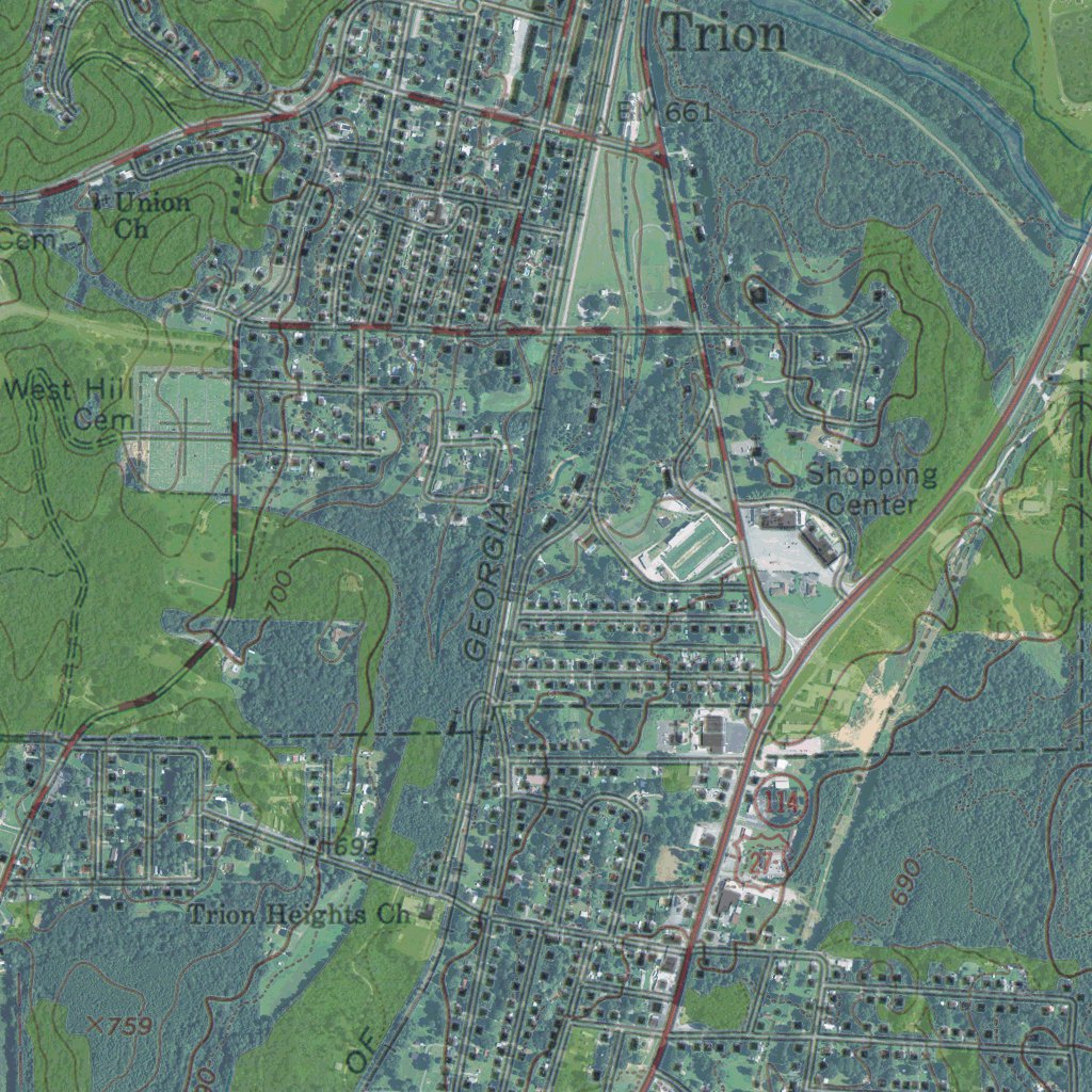 GA-TRION: GeoChange 1964-2013 Map by Western Michigan University ...
