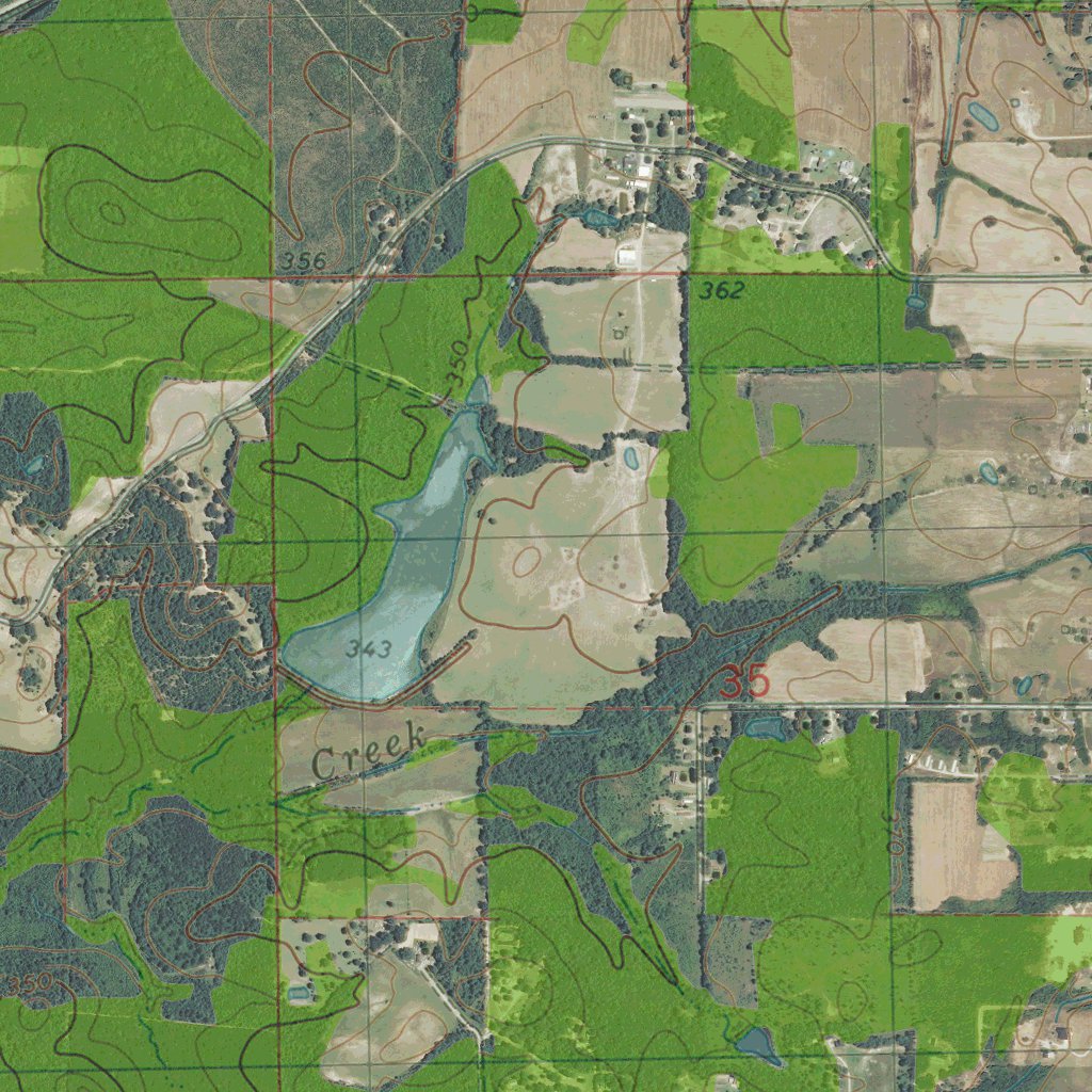 MS-NEW ALBANY WEST: GeoChange 1971-2012 Map by Western Michigan ...