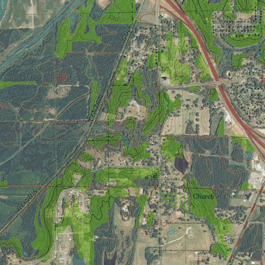 MS-NEW ALBANY WEST: GeoChange 1971-2012 Map by Western Michigan ...