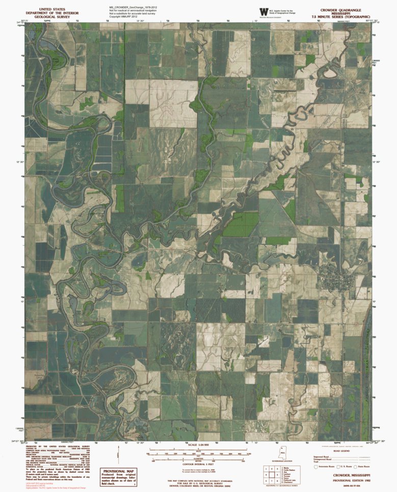 MS-CROWDER: GeoChange 1978-2012 Map by Western Michigan University ...