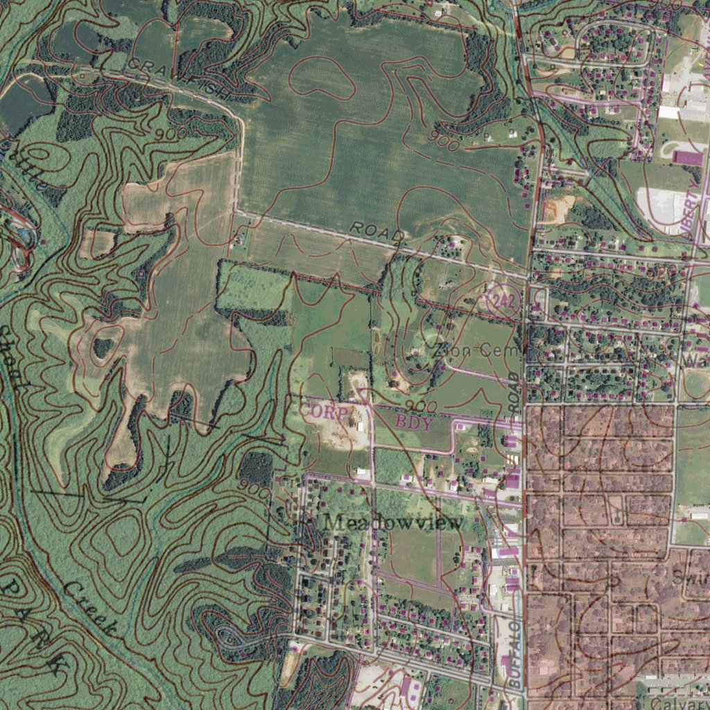 TN-ETHRIDGE: GeoChange 1964-2012 Map by Western Michigan University ...