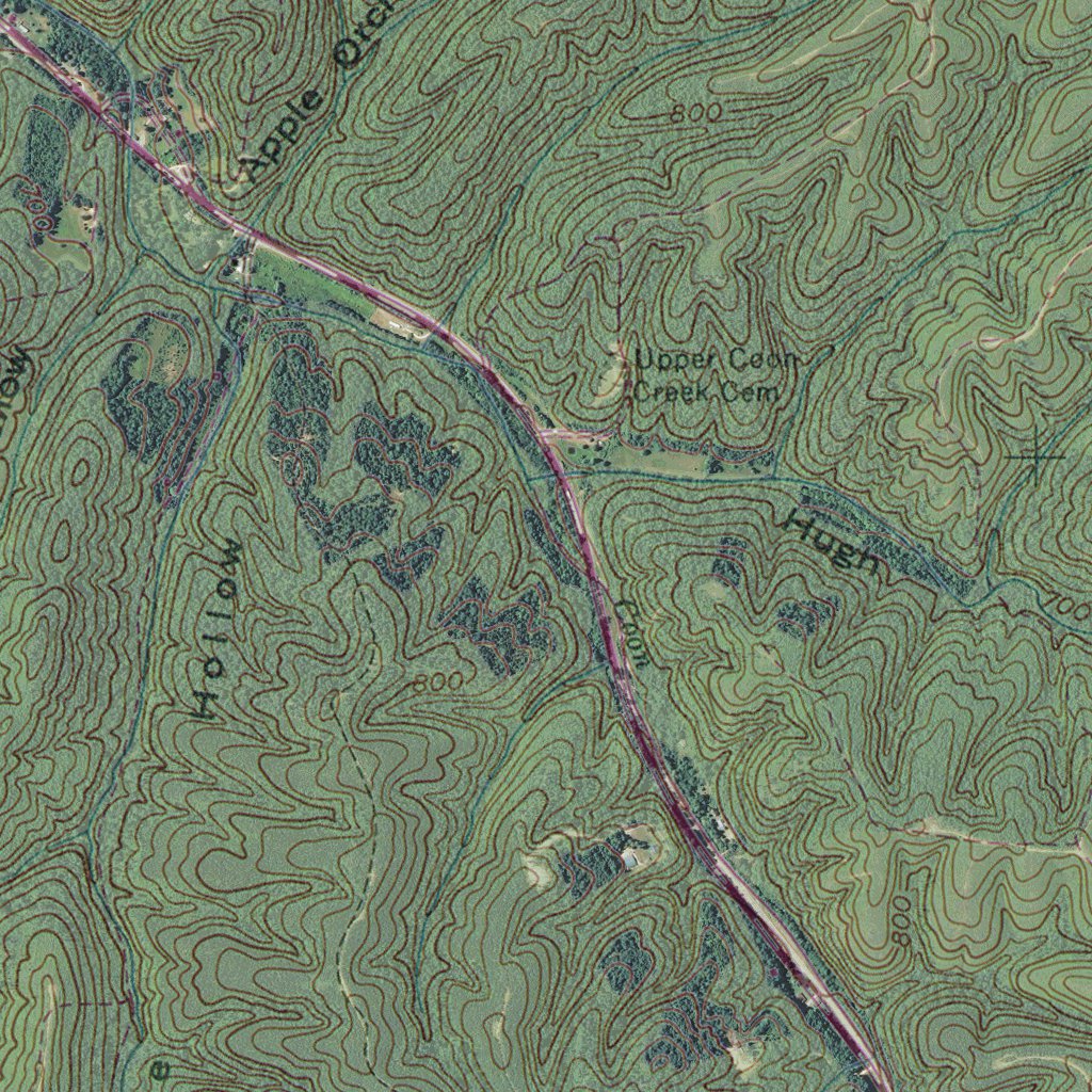 TN-GRAVES SPRING: GeoChange 1946-2012 Map by Western Michigan ...