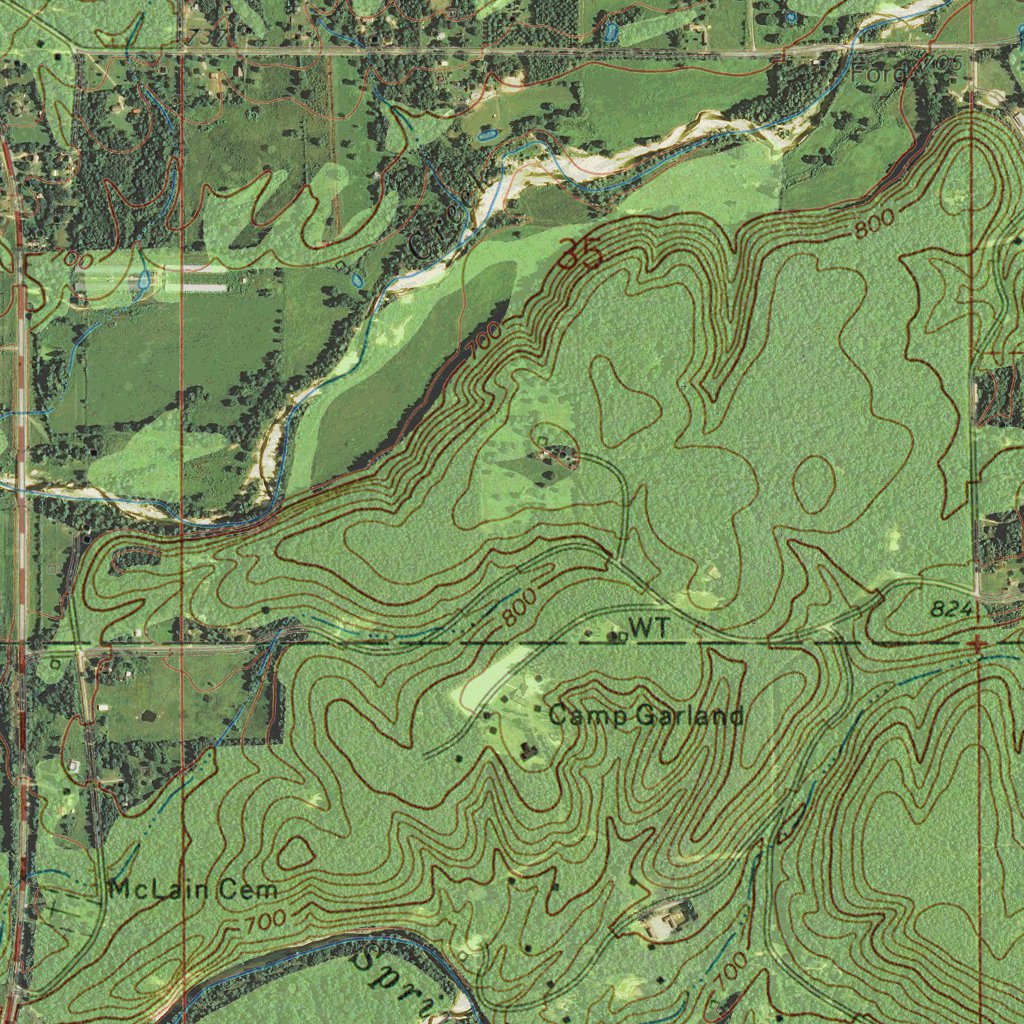 OK-LOCUST GROVE: GeoChange 1971-2013 Map by Western Michigan University ...