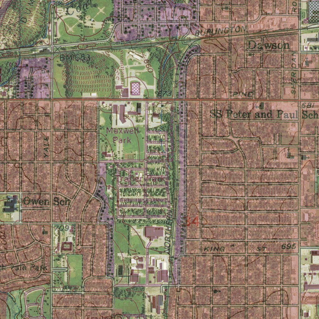 OK-TULSA: GeoChange 1950-2013 Map by Western Michigan University ...